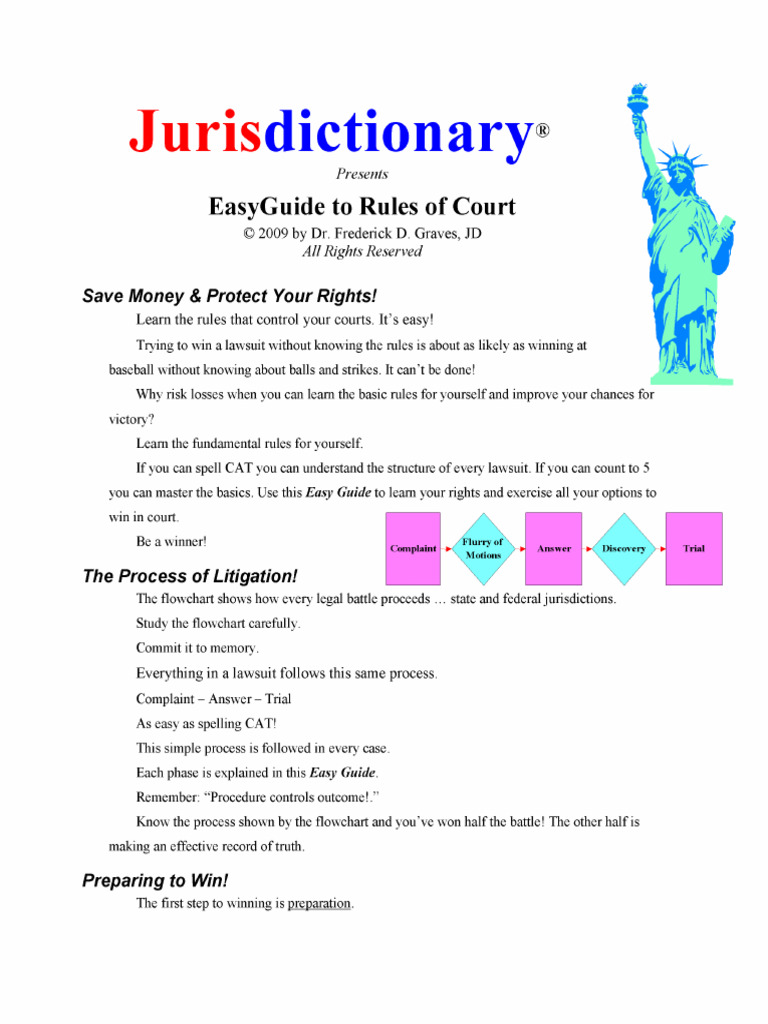 4 25 24 Rules of Court EZGuide | PDF