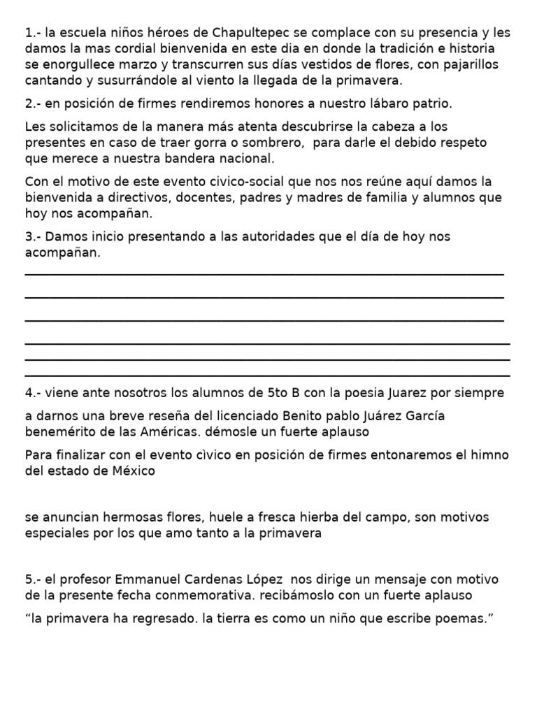 Programa de Primavera 2025 | PDF