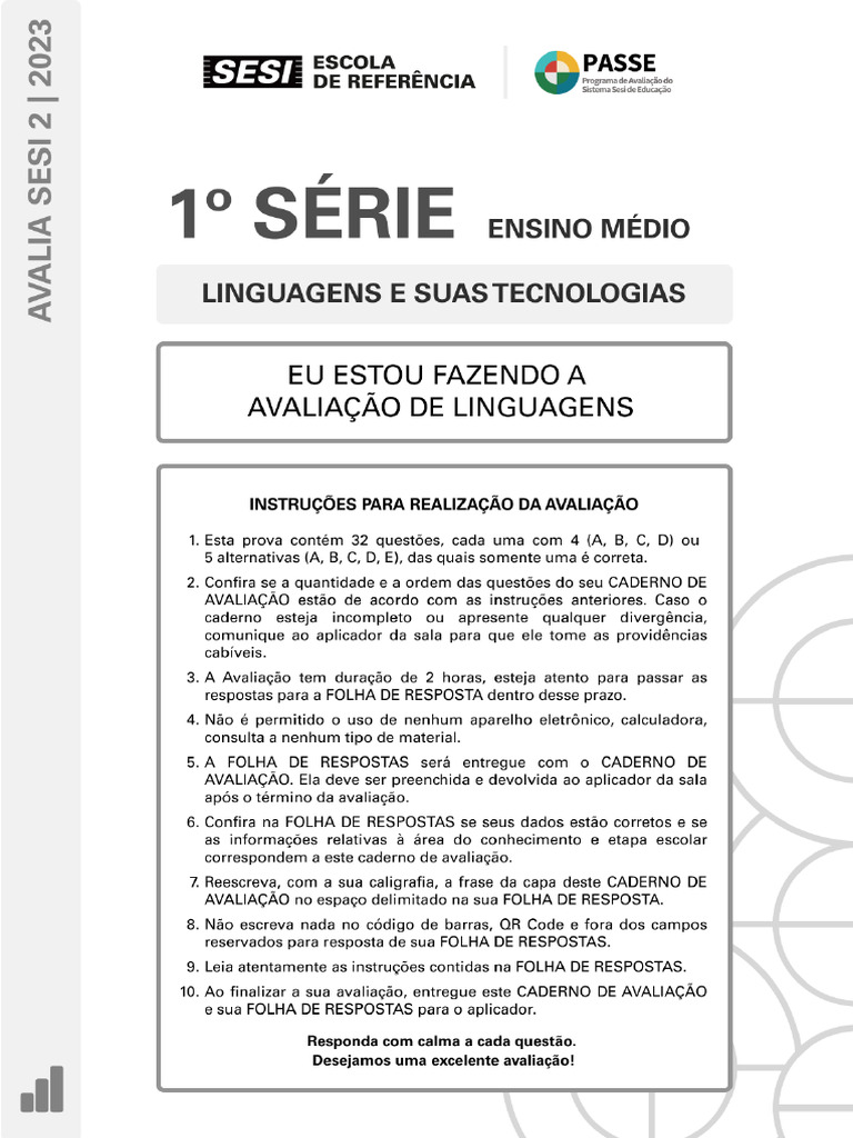 Ling 1em 1+serie Av 2sem 2023 | PDF | Amor | Aprendizado