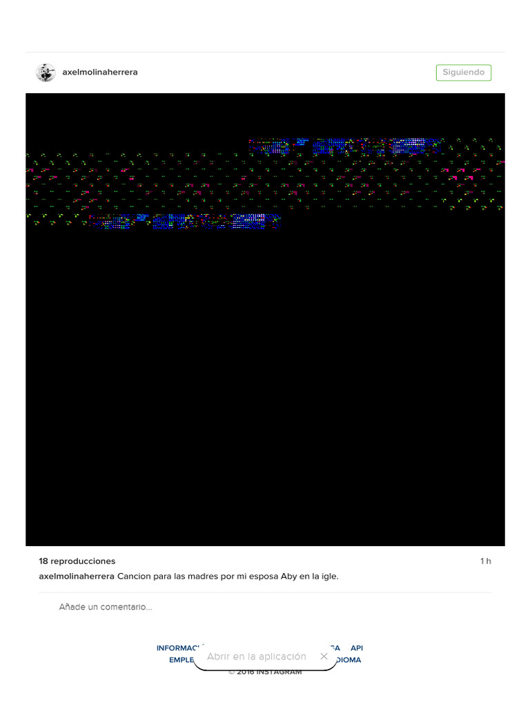 Axel Molina Herrera en Instagram: "Cancion para Las Madres Por Mi Esposa Aby en La Igle." | PDF