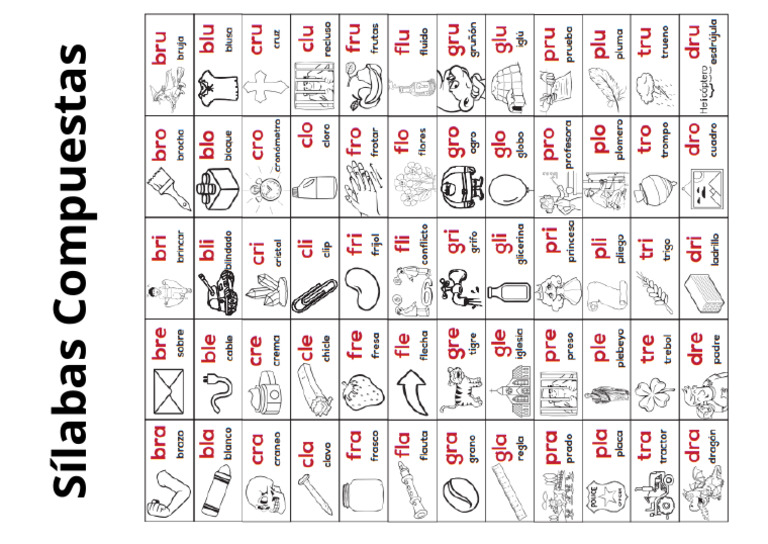 Silabas Compuestas | PDF