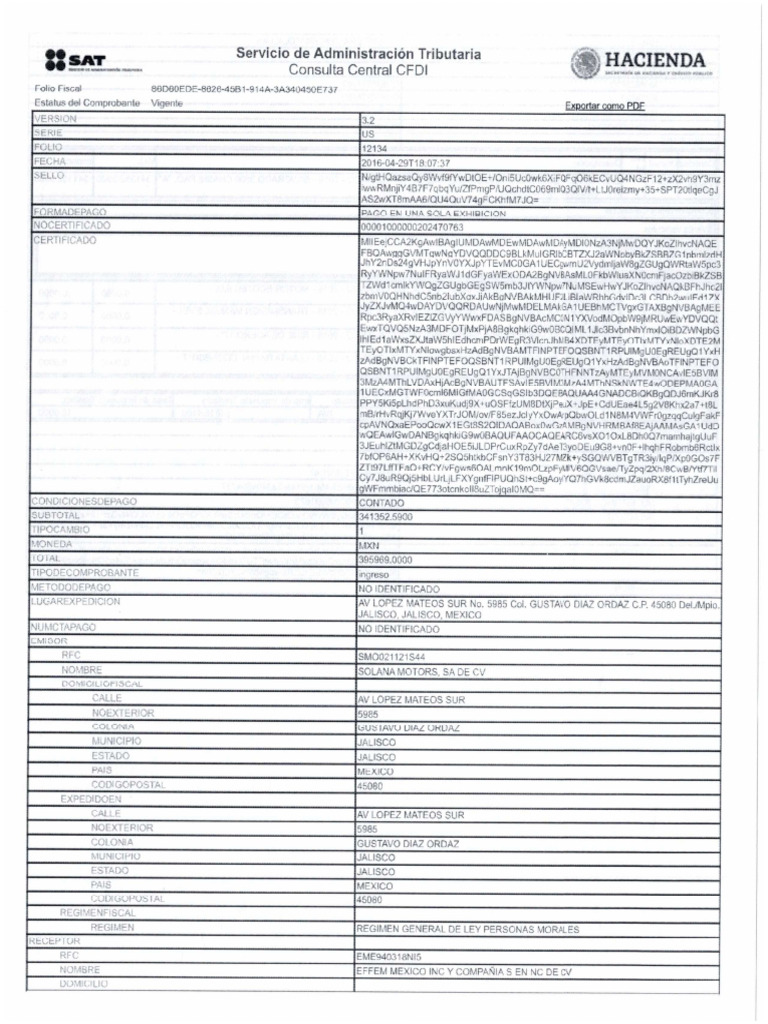 Consulta CFDI[1] | PDF
