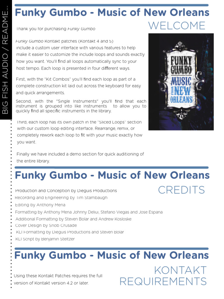 Funky Gumbo - Bulong Are | PDF | Synthesizer | Computer Keyboard