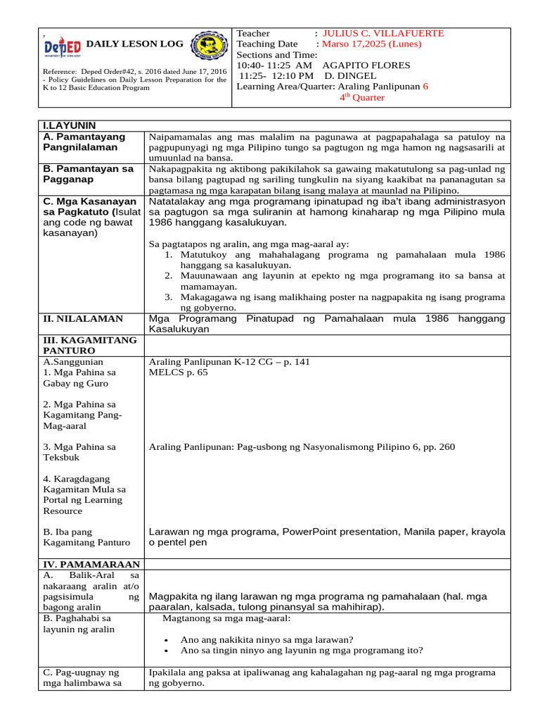 DLP Ap March 17 | PDF