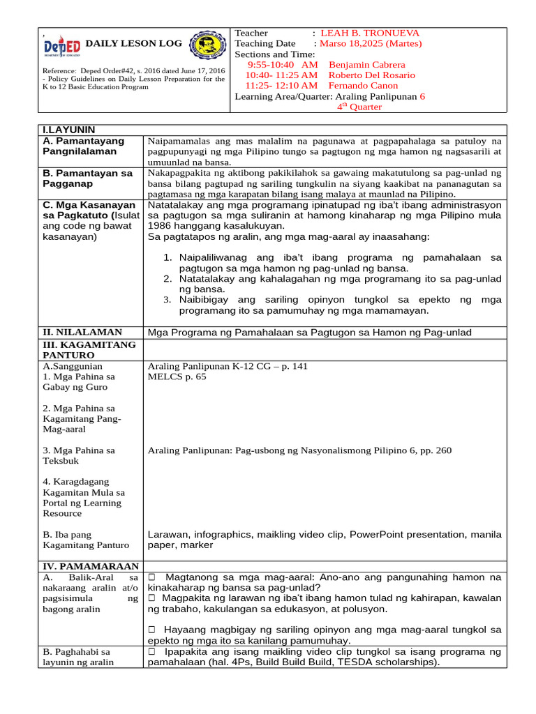 DLP Ap March 18 | PDF