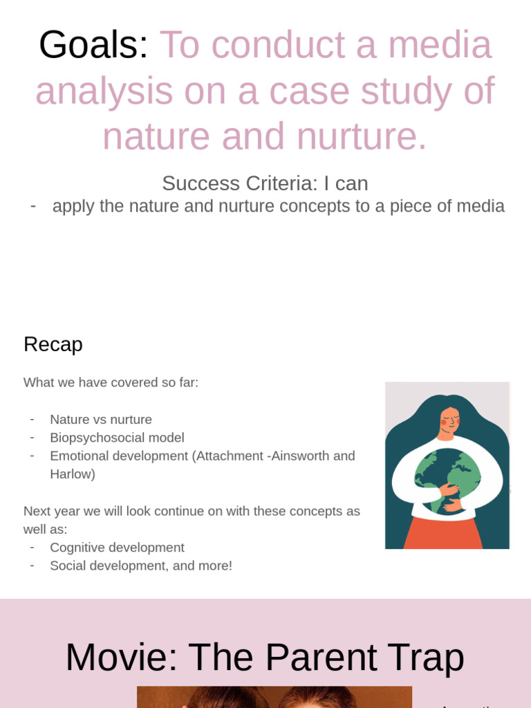T.5 - Nature and Nurture Media Analysis | PDF