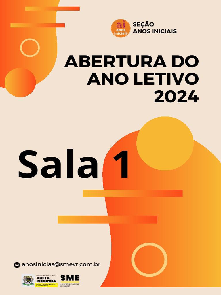 Abertura Ano Letivo 2024 - Anos Iniciais | PDF