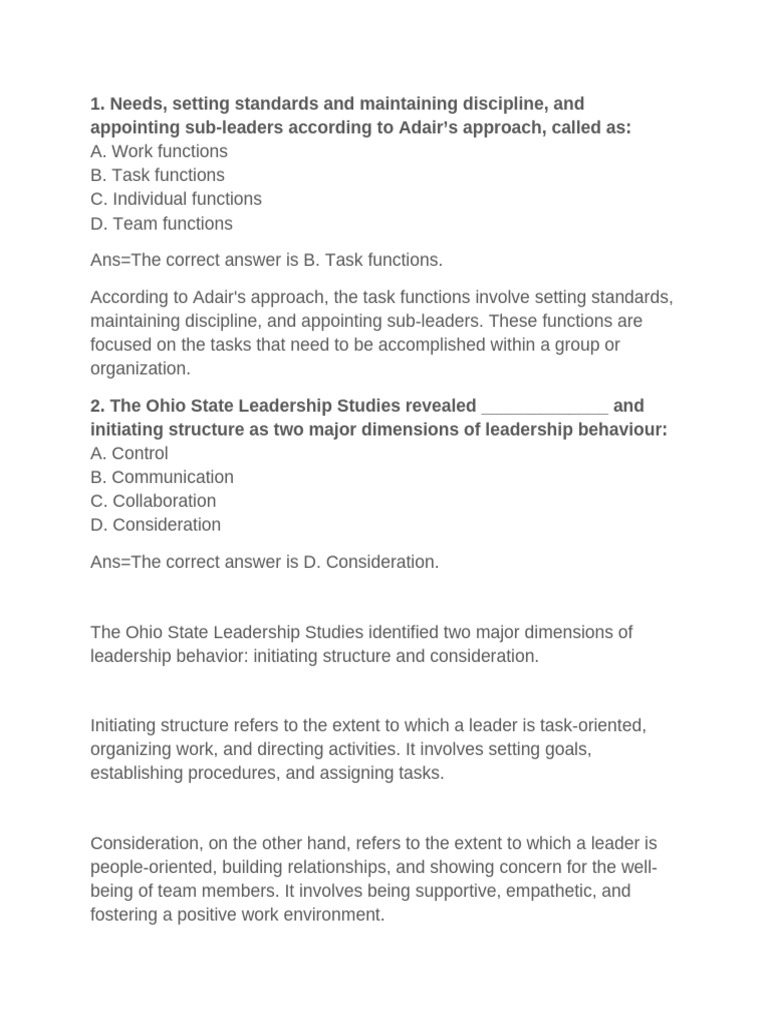 Leadership Styles and Theories Explained | PDF | Leadership | Motivation