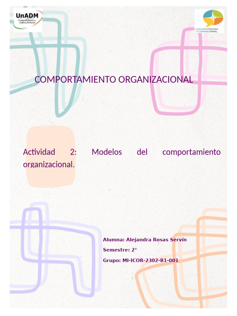 Cor U1 A2 Alrs | PDF | Comportamiento | Comportamiento organizacional