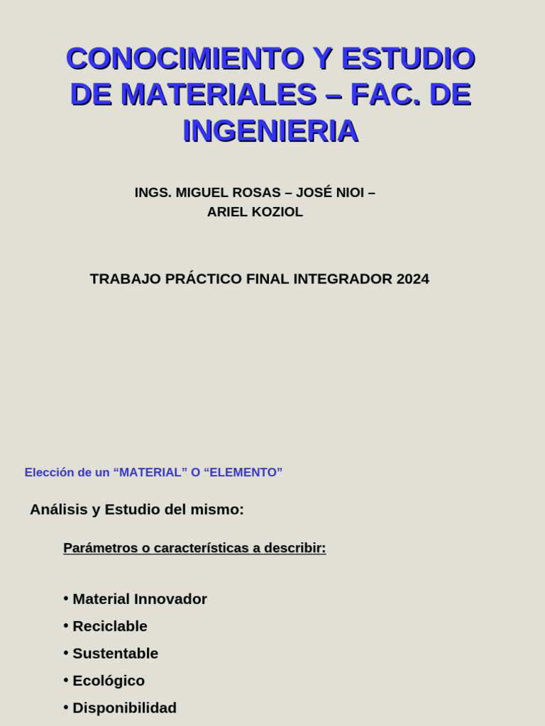Trabajo Practico Integrador 2024 | PDF