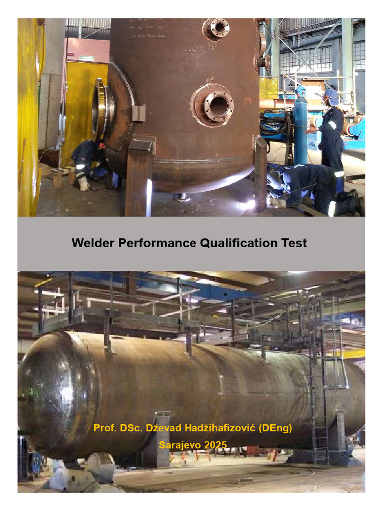 Welder Performance Qualification Test | PDF
