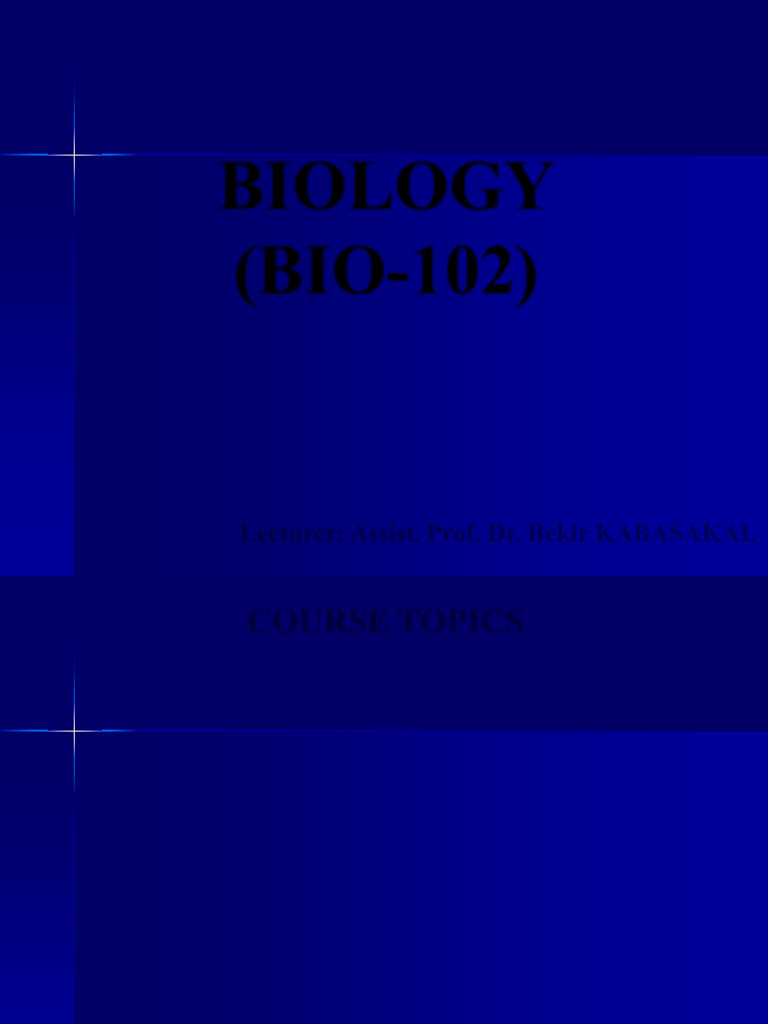 UNIT 2-Biology (BIO-102) - Spring 2025 | PDF | Cell Membrane | Cellular ...