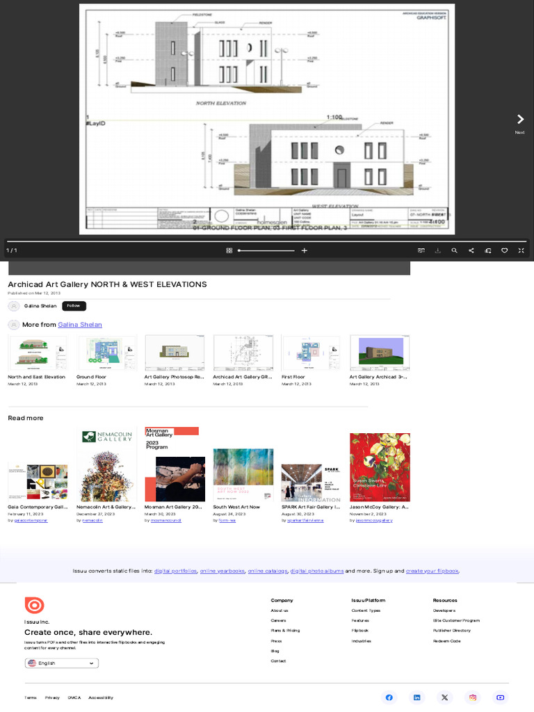 Archicad Art Gallery Elevations | PDF | Multimedia | World Wide Web