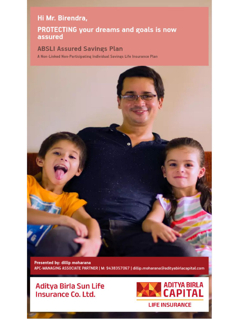 Birendra - Assured Savings - Presentation | PDF