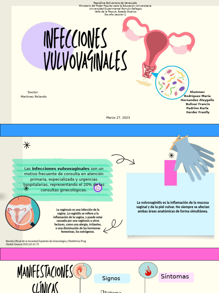 Infecciones Vaginales: Causas y Tratamientos | PDF | Medicina CLINICA ...