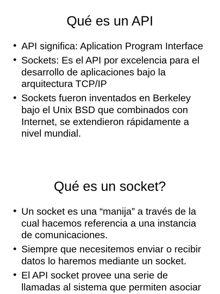 Introduccion_al_API_sockets_con_java | PDF | Zócalo de red | Protocolo de Control de Transmisión