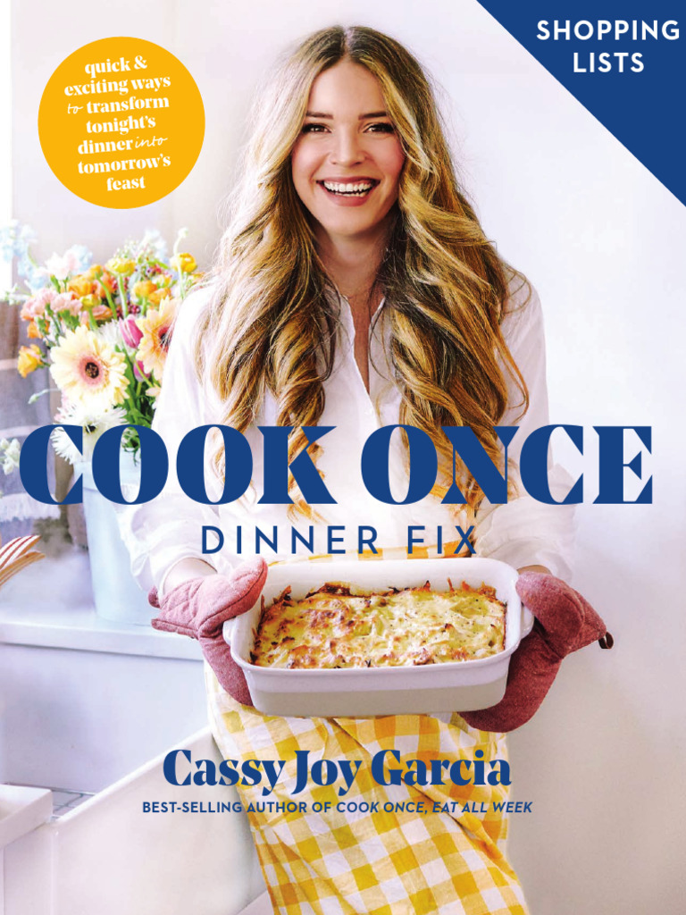 Cook Once Dinner Fix Shopping Lists | PDF | Coleslaw | Sauce