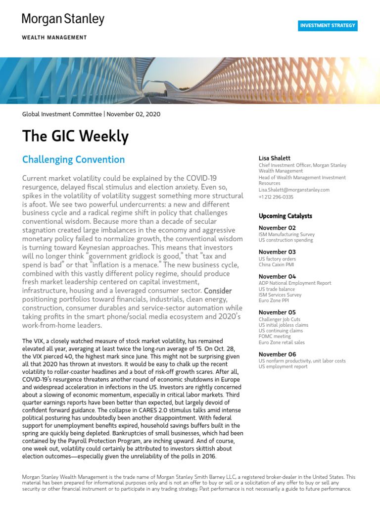 GIC On The Markets 11 20 November | PDF | Bonds (Finance) | Investing