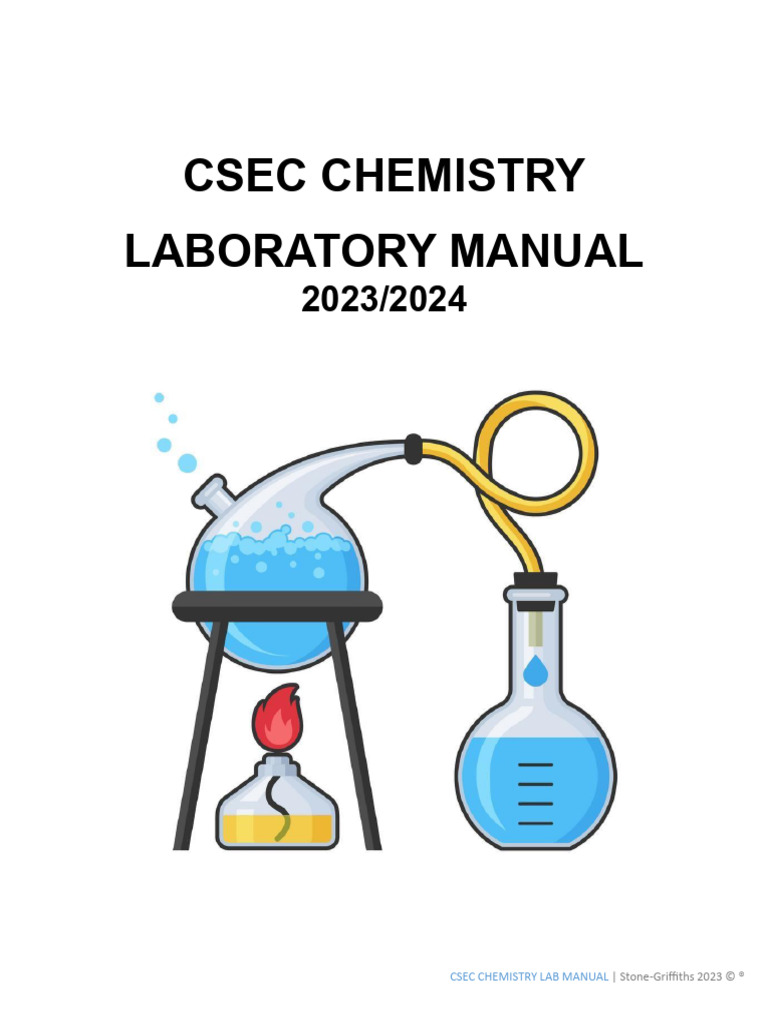 Chemistry Lab Manual 2023 2024 | PDF | Solubility | Educational Assessment