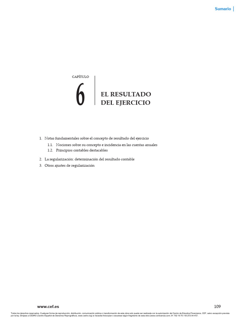 Cálculo y Concepto del Resultado del Ejercicio | PDF | Contabilidad ...