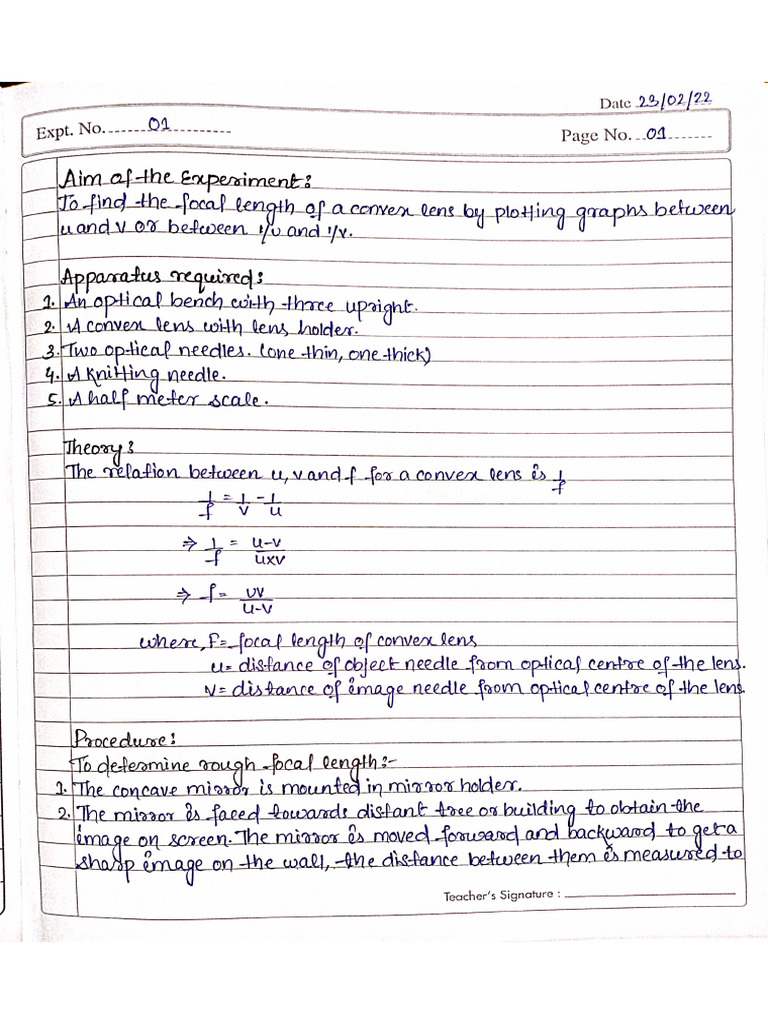 Phys Practical EXP 7-10 | PDF