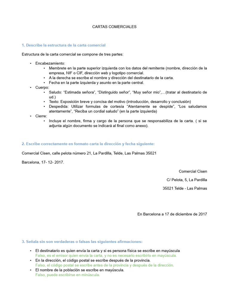 Carta Comercial Vanesa Peralta | PDF