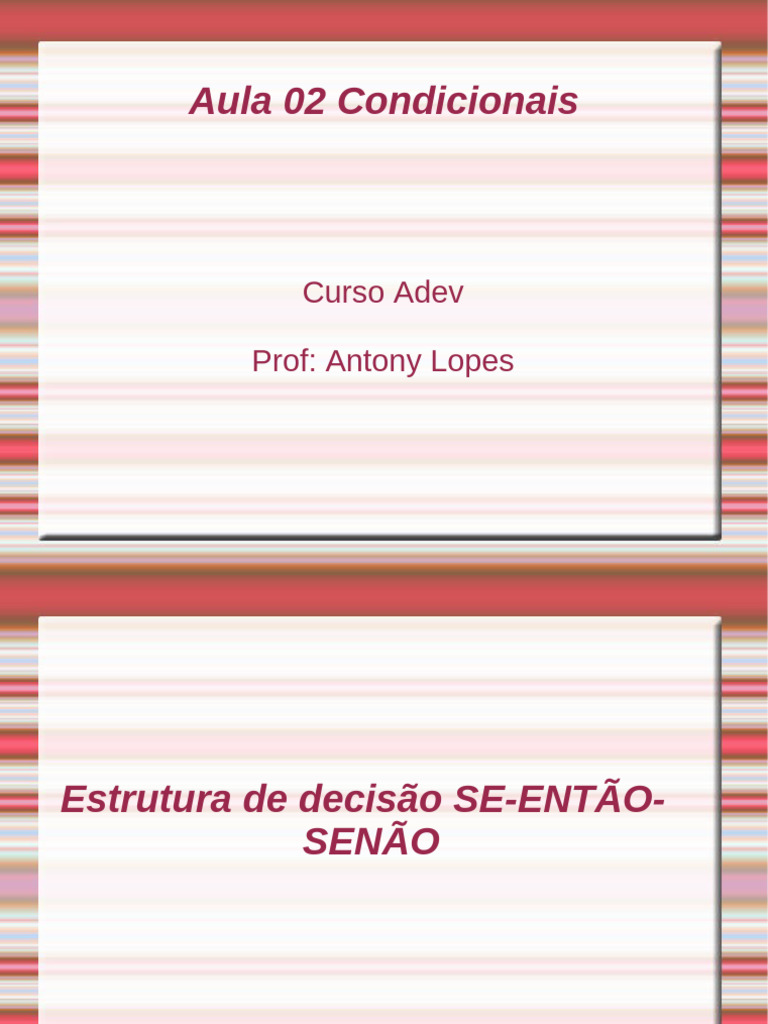 Aula 02 Adev | PDF