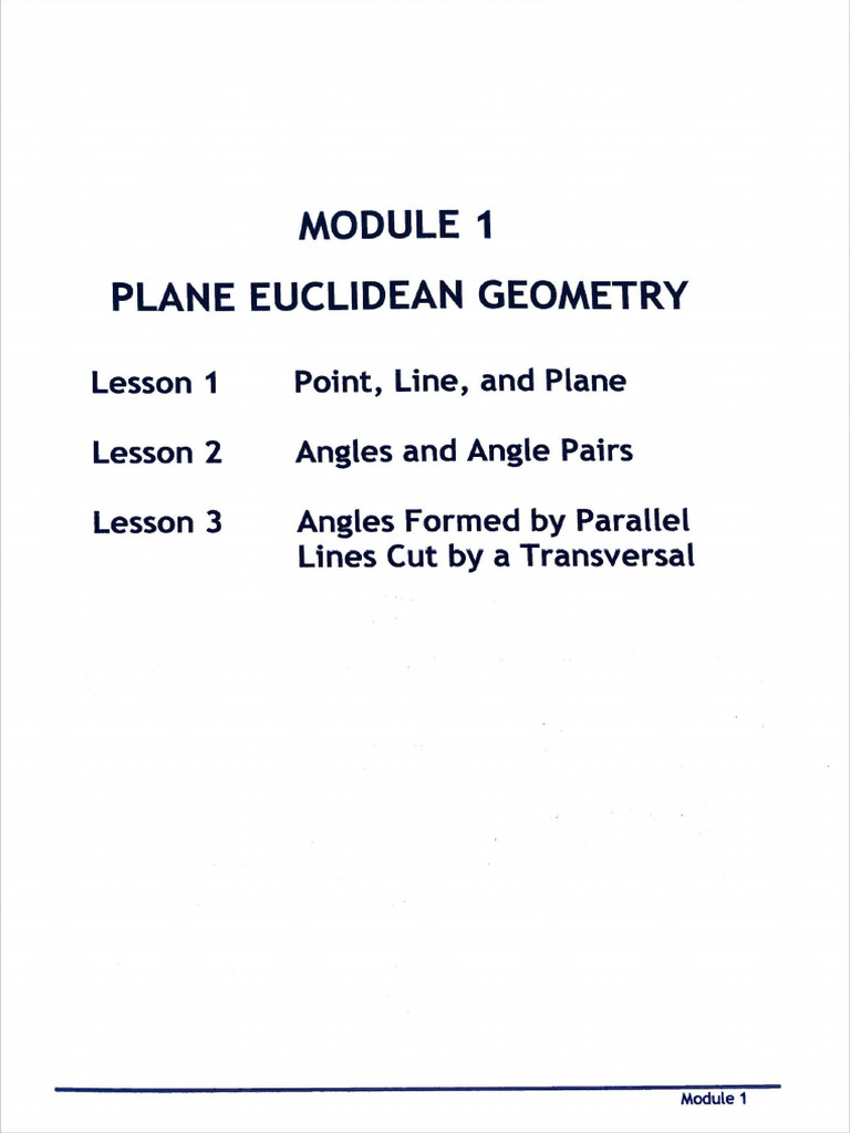 Module 1 | PDF