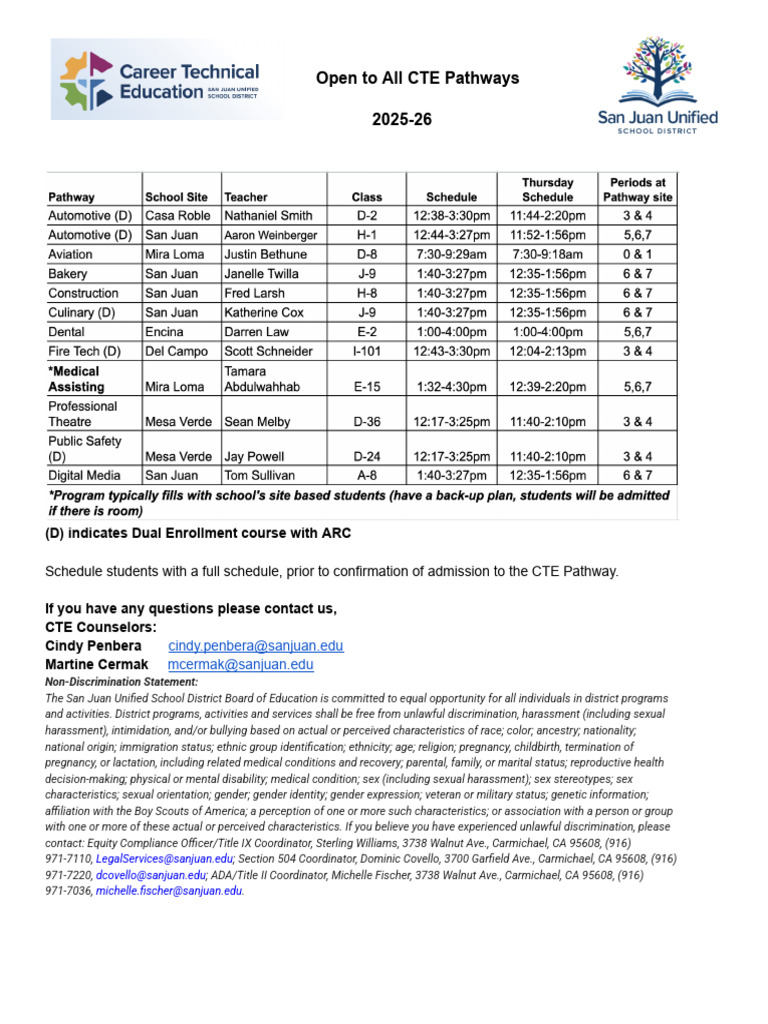 Open To All Pathways 2025-26 | PDF