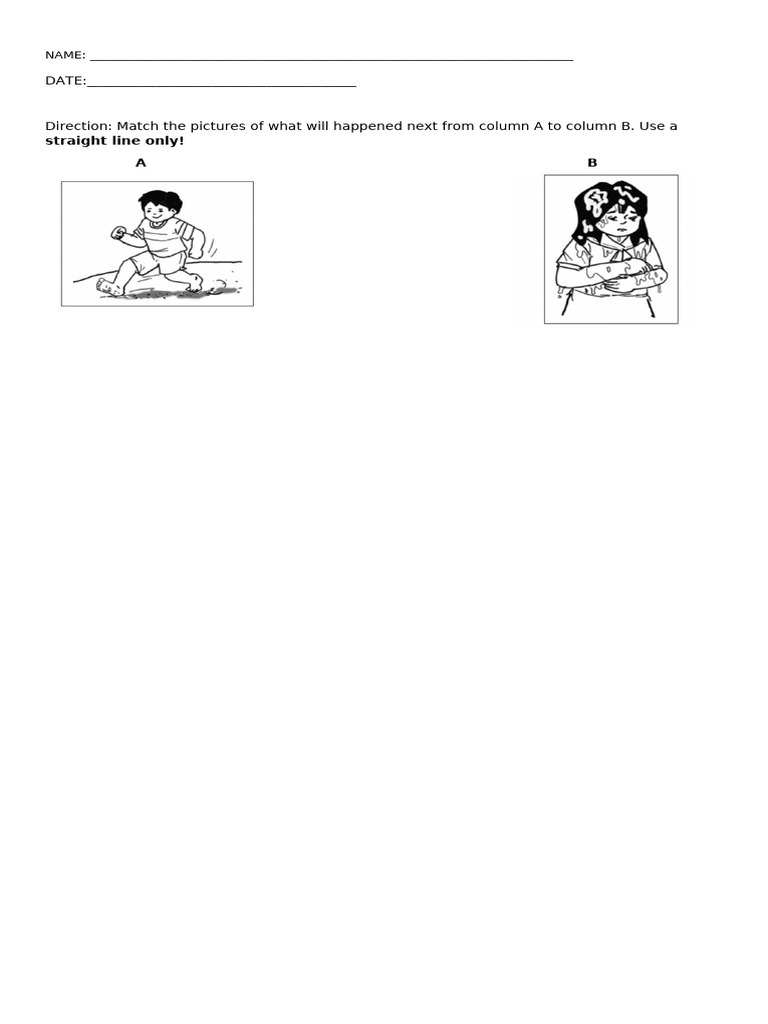 Straight Line Only! A B: DATE | PDF