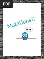 Amoeba Sisters Mutations Recap Guide | PDF | Genetic Code | Point Mutation