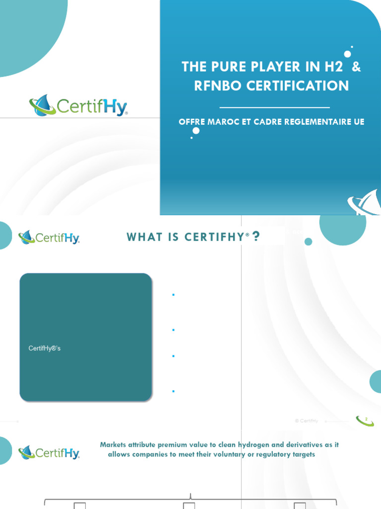 CertifHy - Presentation EU-MOROCCO | PDF | Certification | European Union