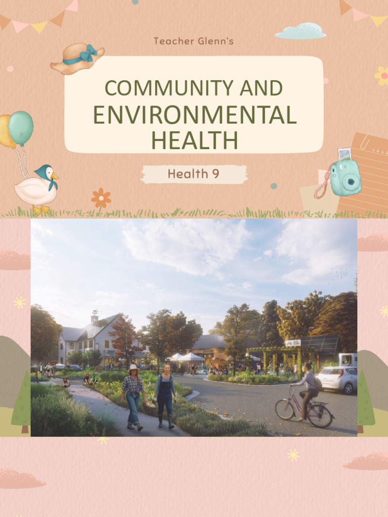 Community and Environmental Health 1 | PDF | Environmental Health ...