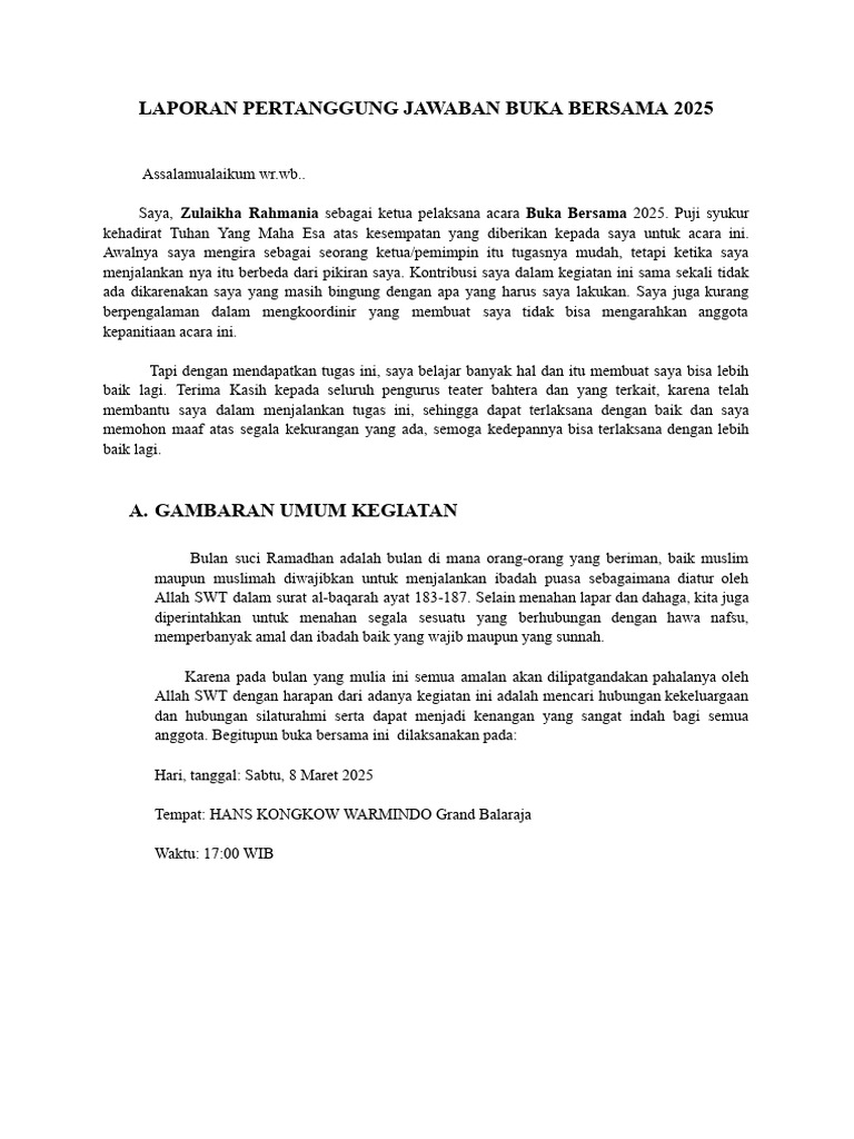 LPJ Bukber 2025 | PDF