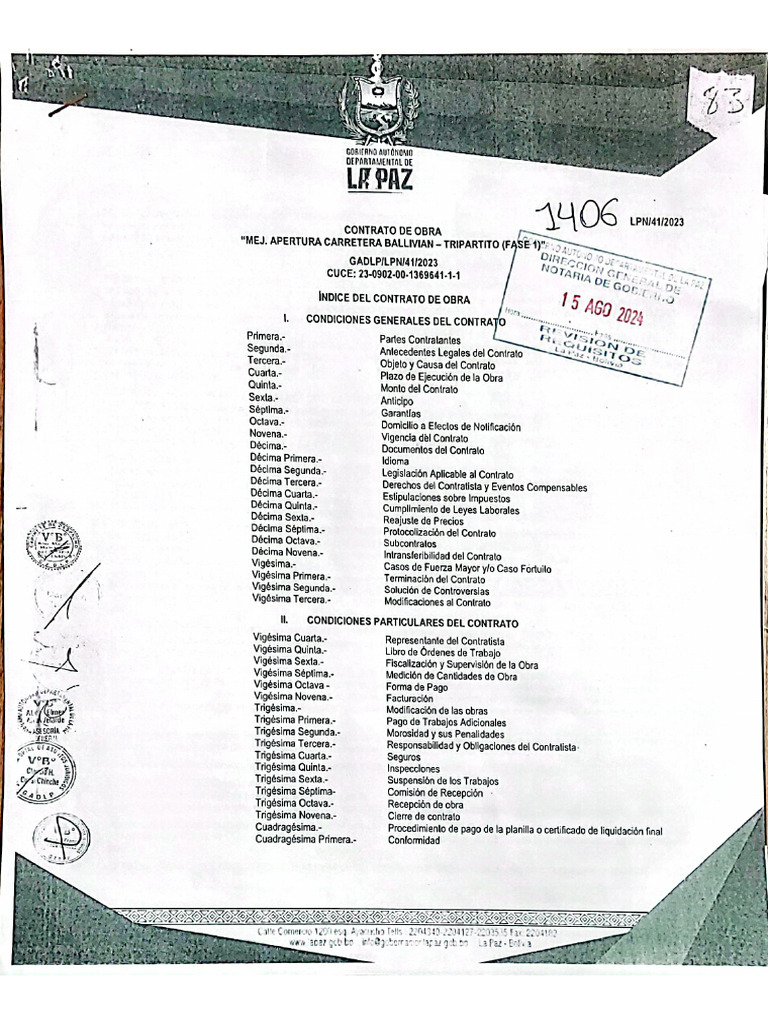 Contrato Tramite Protocolizado | PDF