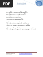 Letra y acordes de "Reverdecerás" | PDF
