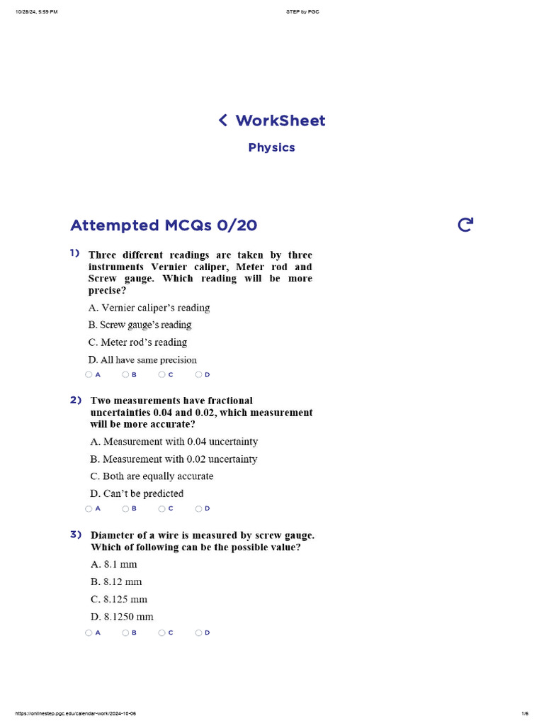 worksheet 2 | PDF