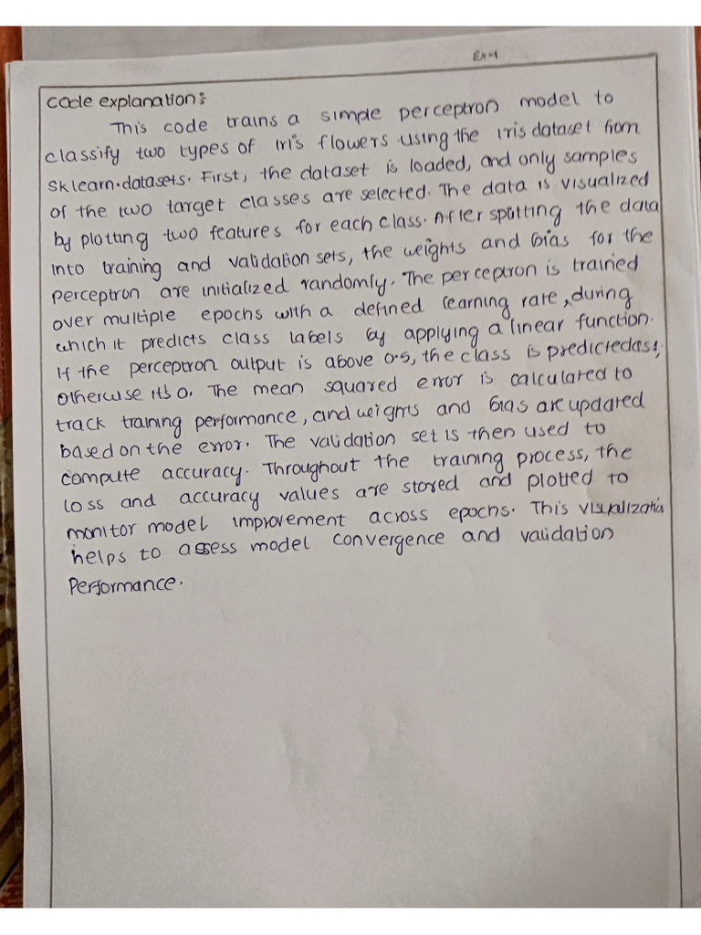 DL Code Explanation | PDF