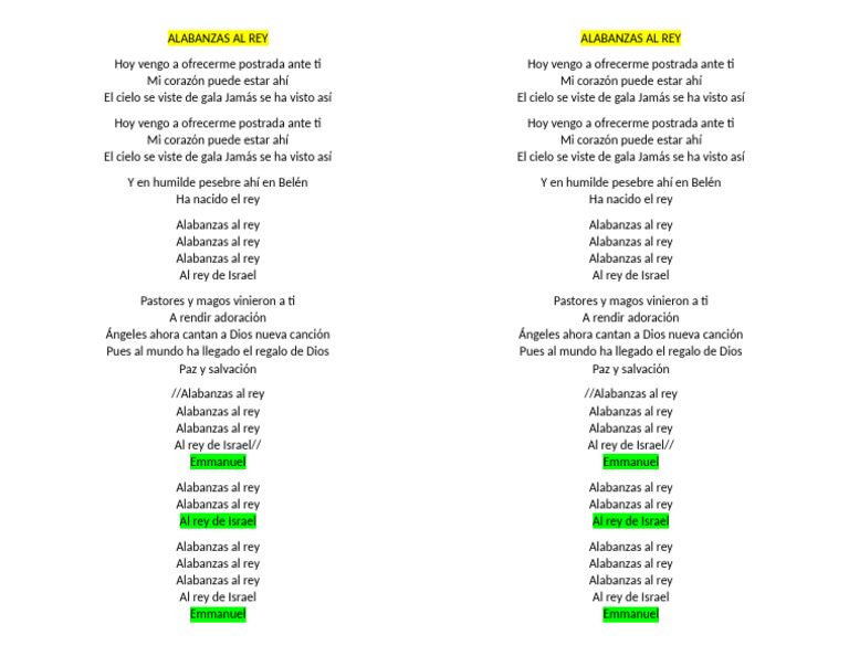ALABANZAS AL REY | PDF | Creencia religiosa y doctrina