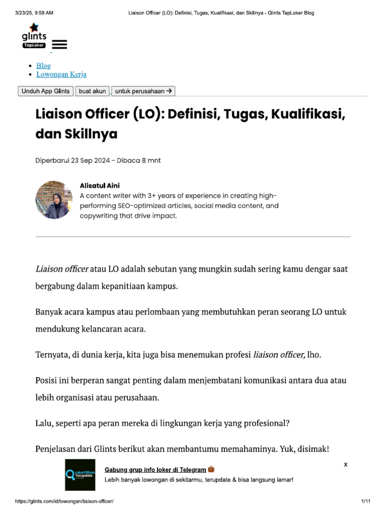 Liason | PDF