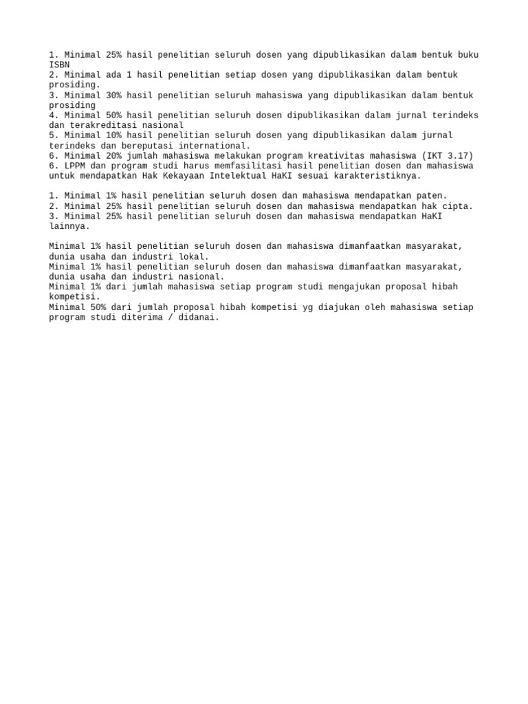 catatan monev luaran penelitian dan pengabdian masyarakat | PDF
