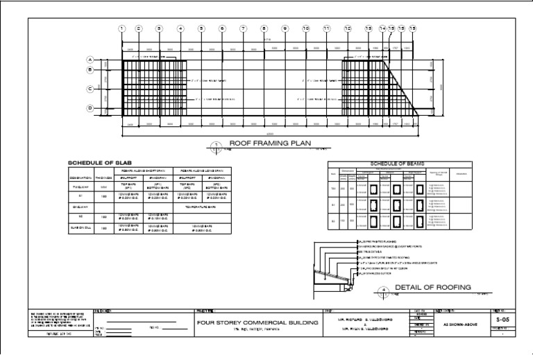 Schedule of Beams and Columns | PDF | Building Materials | Building ...
