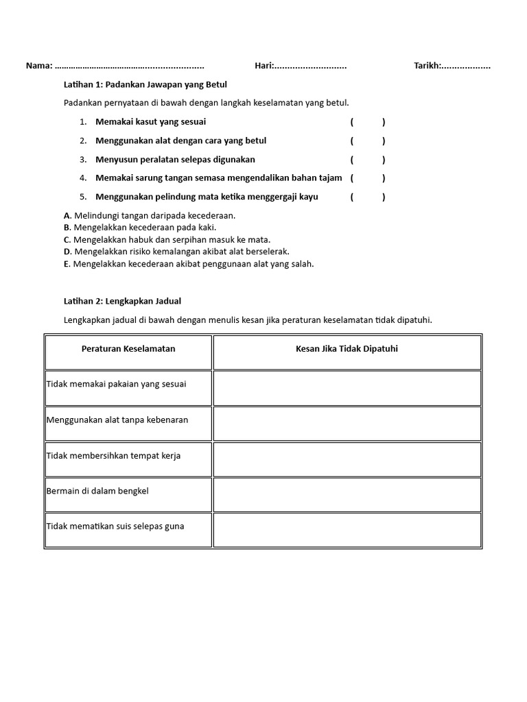 Latihan RBT Tahun 4 | PDF