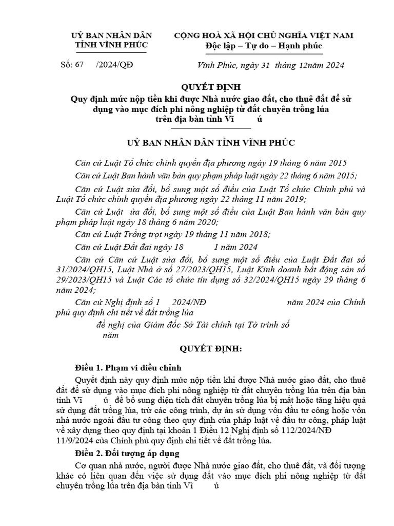 Qd Qppl Cu(Luật Đất Đai) | PDF