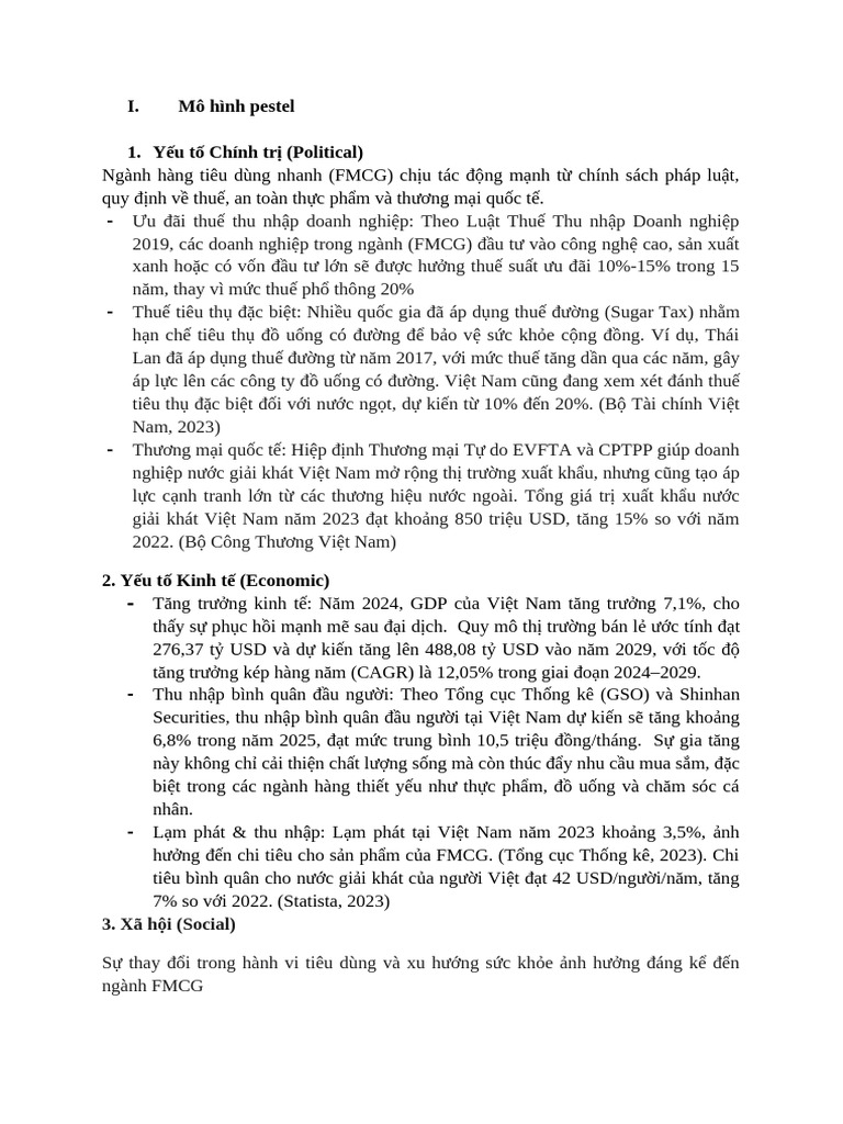 Mô Hình 5 Áp L C C NH Tranh C A Porter Và Pestel | PDF