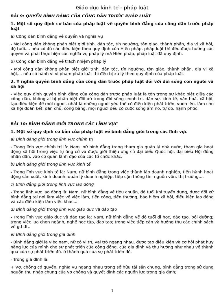 ĐỀ CƯƠNG GDKT-PL | PDF