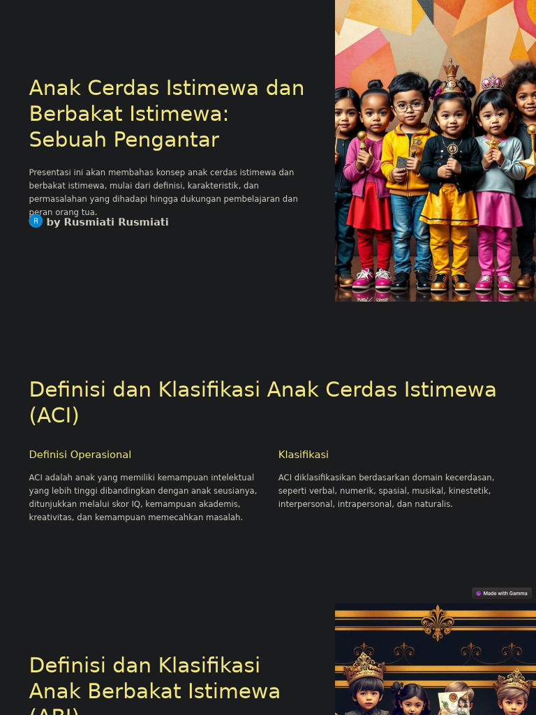 Anak Cerdas Istimewa Dan Berbakat Istimewa Sebuah Pengantar | PDF