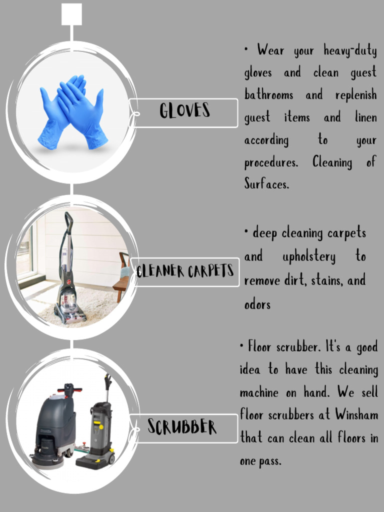 Essential Hotel Cleaning Supplies Guide | PDF | Housekeeping | Home