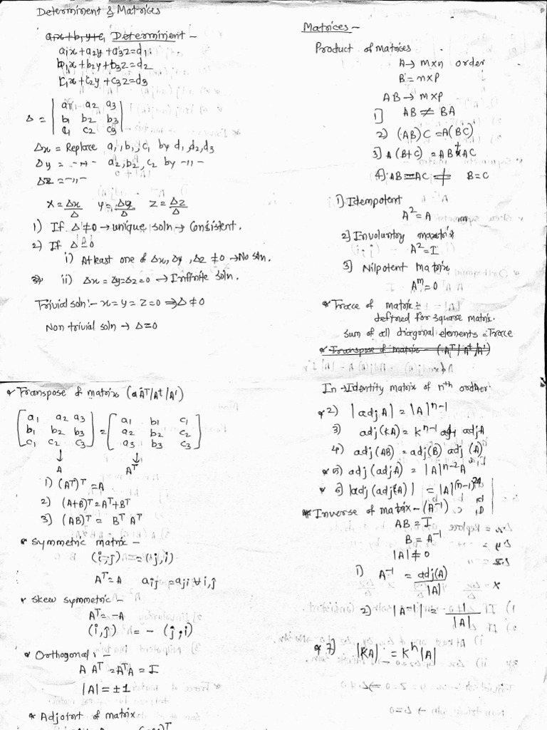Matrices | PDF