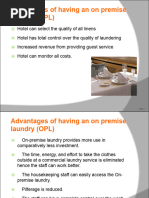 Laundry Operation and Laundry Flow Chart | PDF | Washing Machine | Laundry